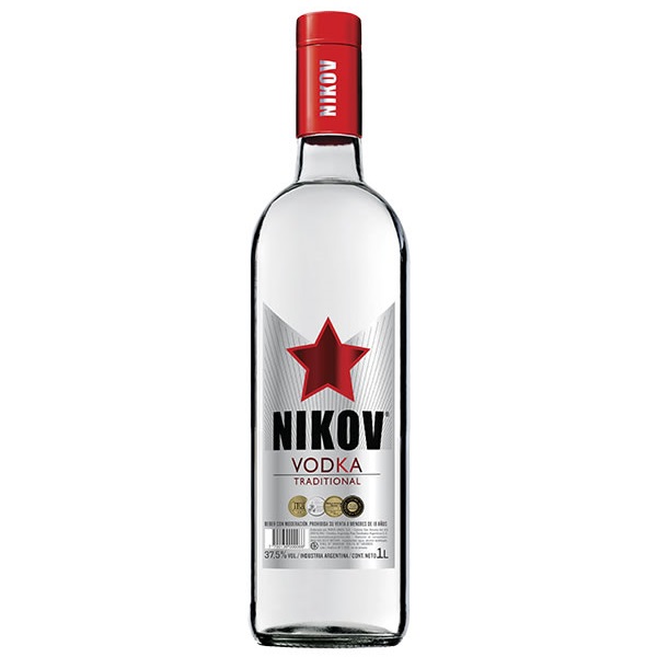 Vodka Nikov Tradicional 40º 1000cc | Baliquors B2B